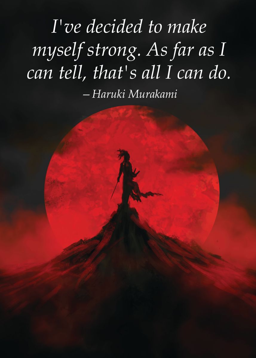 'Make Yourself Strong' Poster, picture, metal print, paint by CHAN ...