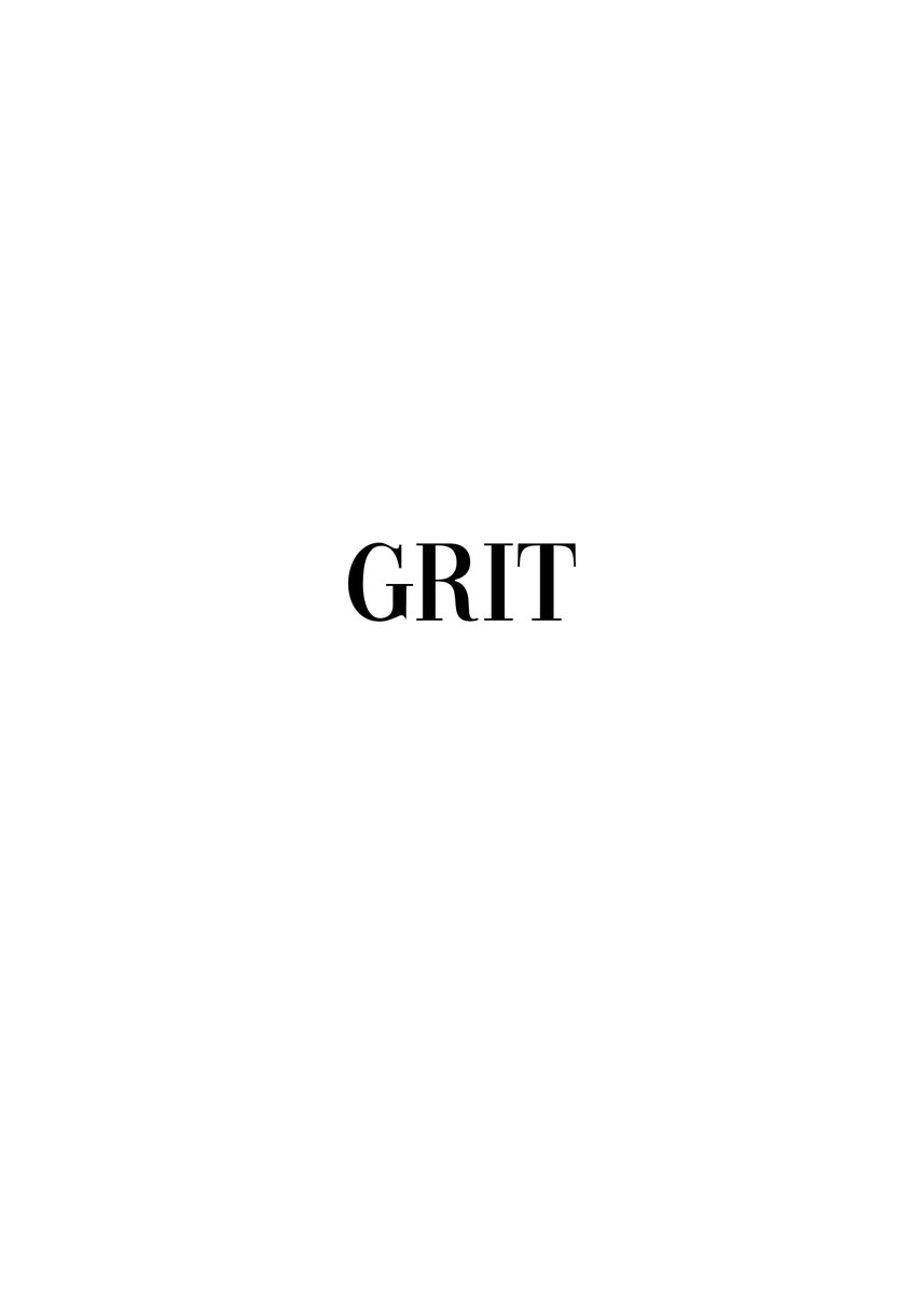 'Grit' Poster, picture, metal print, paint by dkDesign | Displate