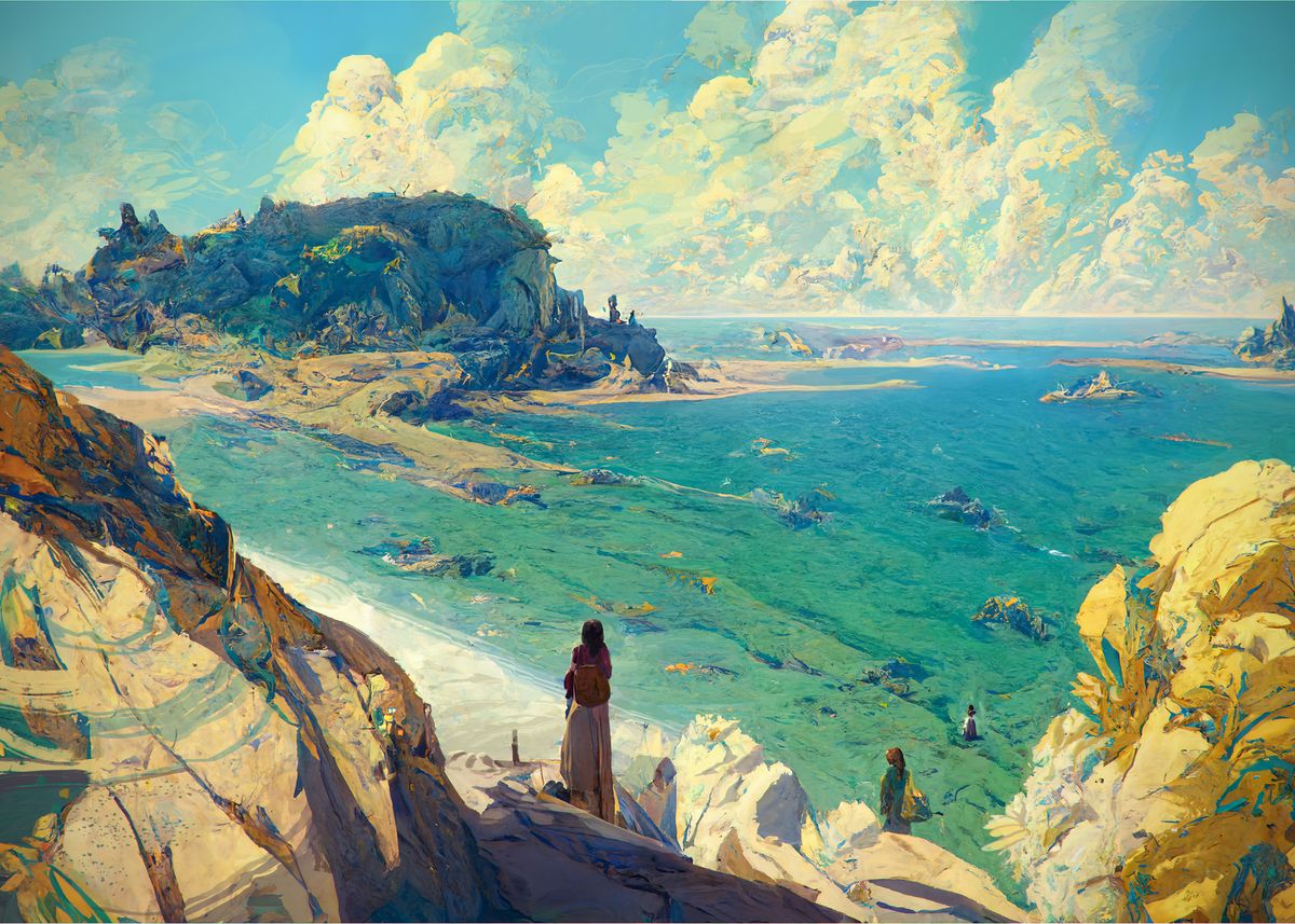 'Ocean View' Poster by Stijn Windig | Displate