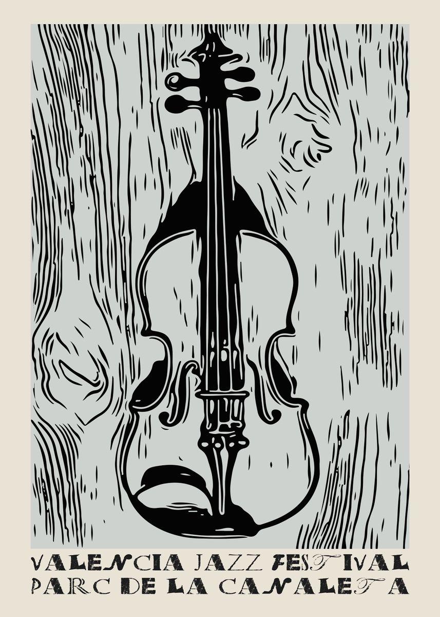 'Valencia Jazz Festival' Poster by BluePinkPanther | Displate