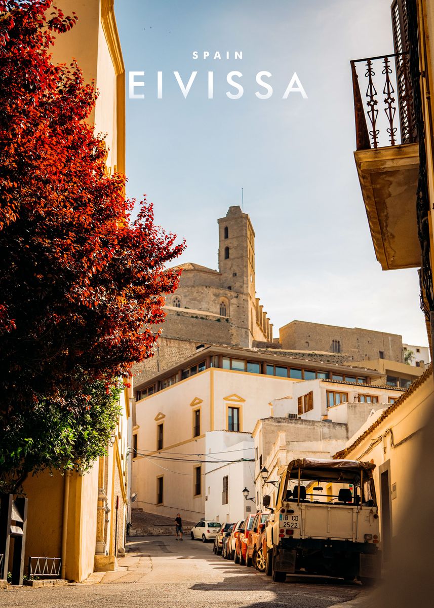 'Eivissa Spain' Poster, picture, metal print, paint by Oneil ...