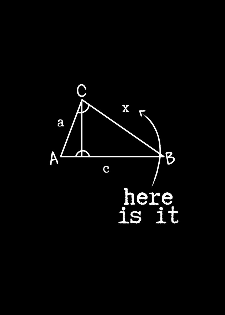 'Here is the X' Poster, picture, metal print, paint by BeMi | Displate