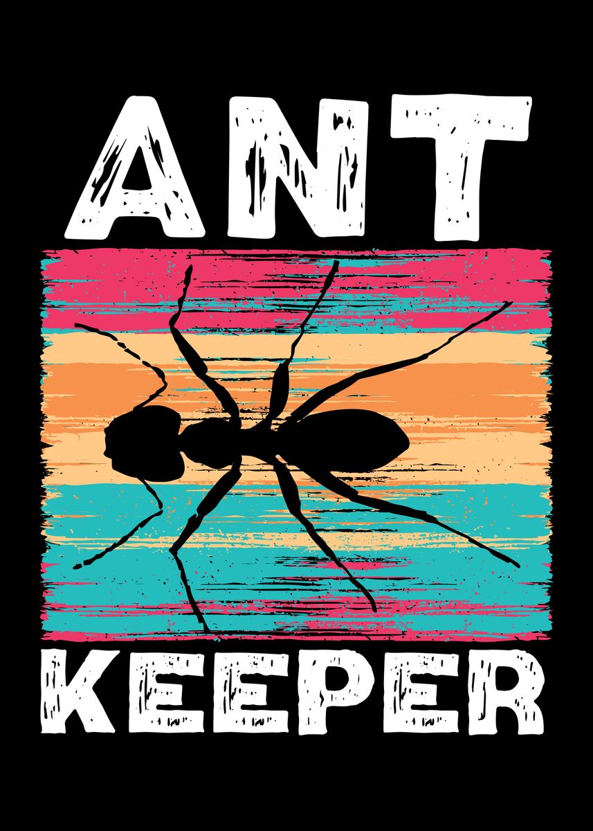 'Ant Keeper' Poster, picture, metal print, paint by NAO | Displate