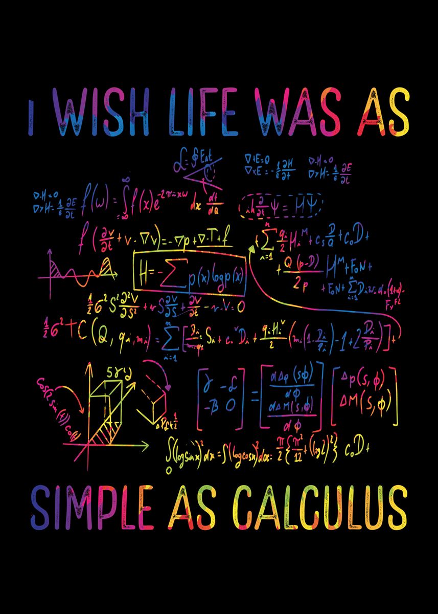 'I wish life was as simple' Poster, picture, metal print, paint by BeMi ...