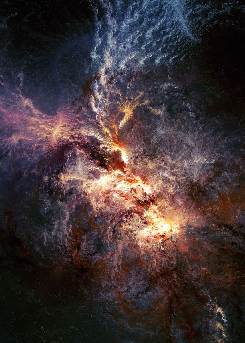 'Diffraction' Poster, picture, metal print, paint by Thomas Raftsjö ...