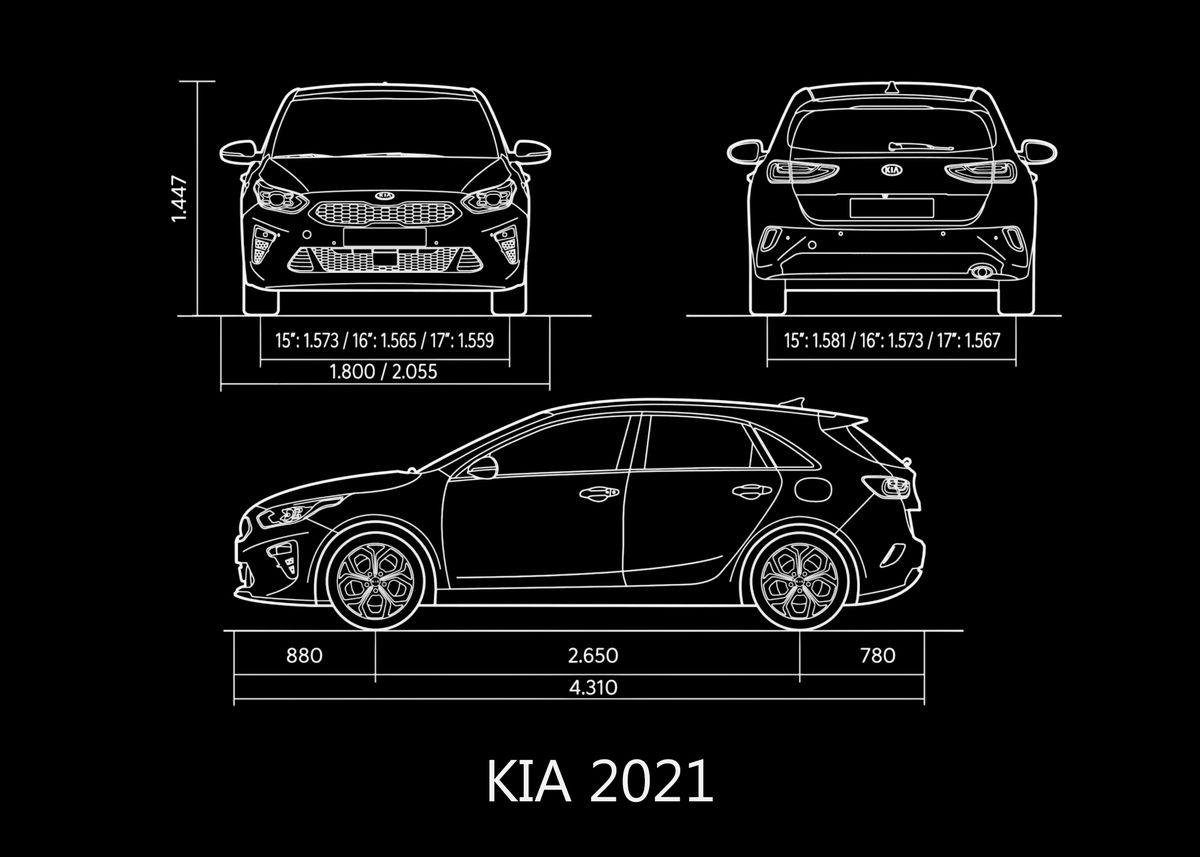'kia 2021 ' Poster by Fast Elevator | Displate