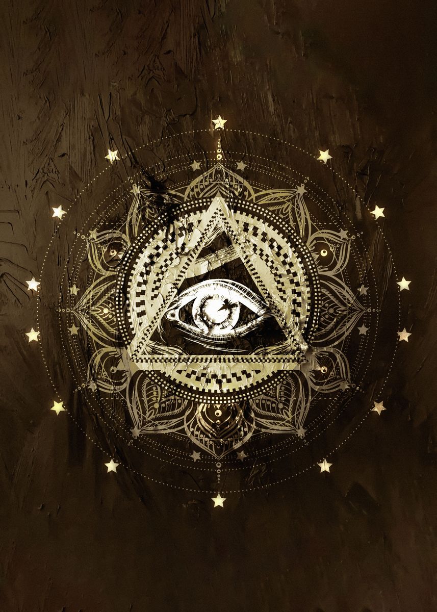 'The All Seeing Eye' Poster, picture, metal print, paint by Bruno ...