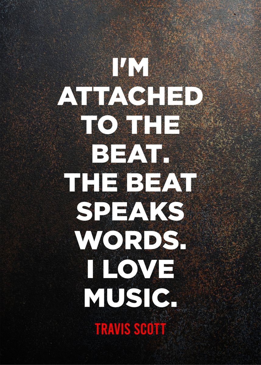 'inspirational music quotes' Poster by Greatest of all time Displate ...