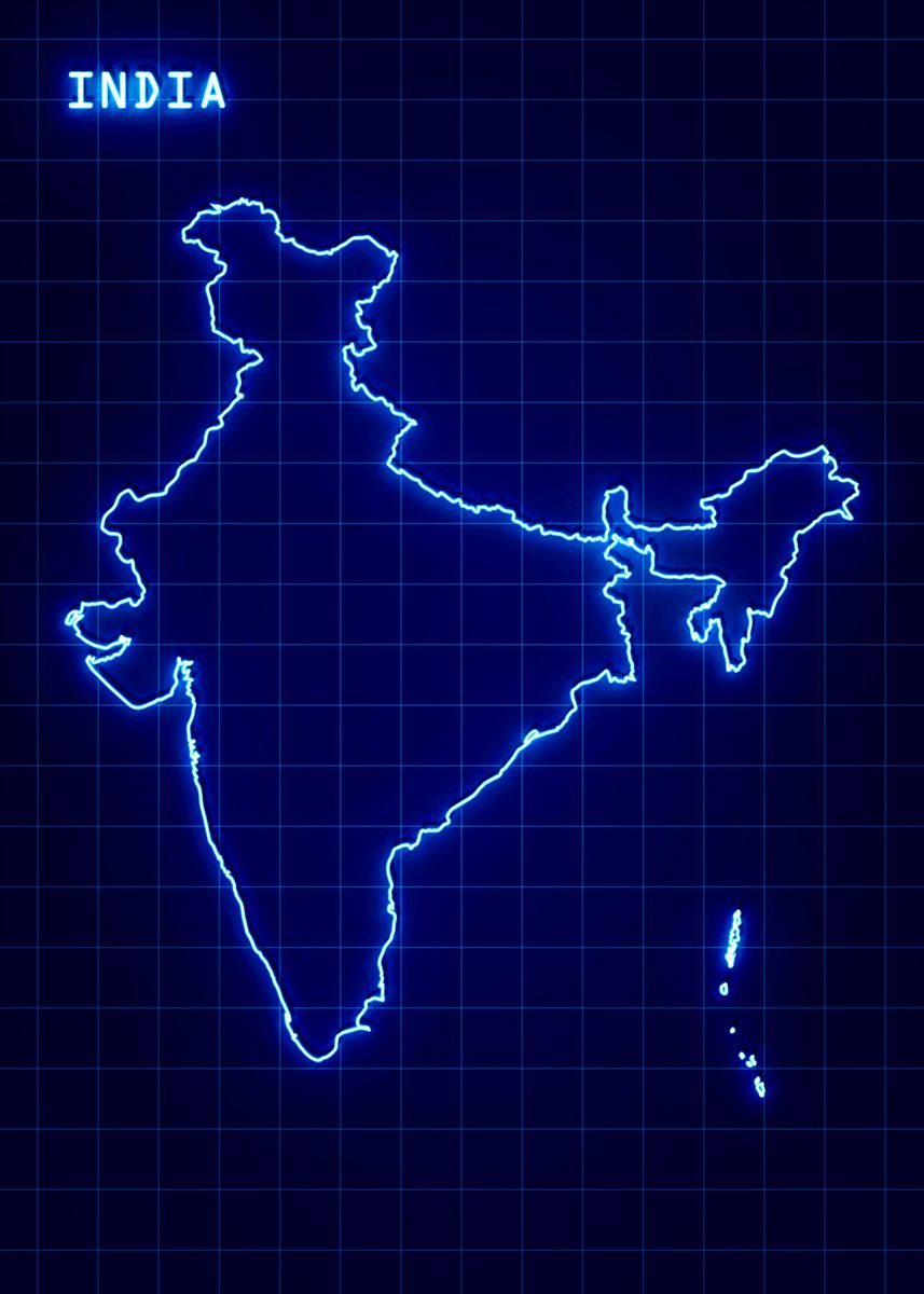'India' Poster, picture, metal print, paint by Audai | Displate