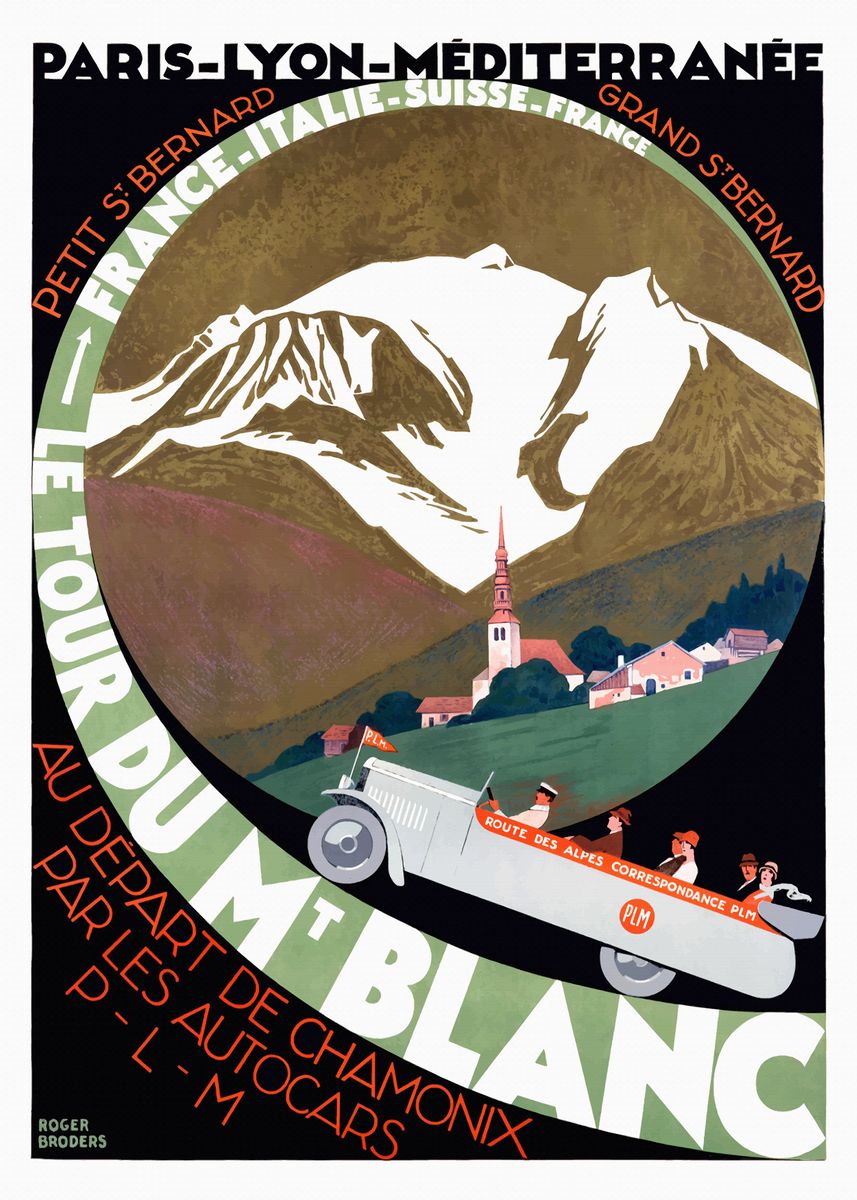 '1927 FRANCE Le Tour' Poster, picture, metal print, paint by Sam Kal ...