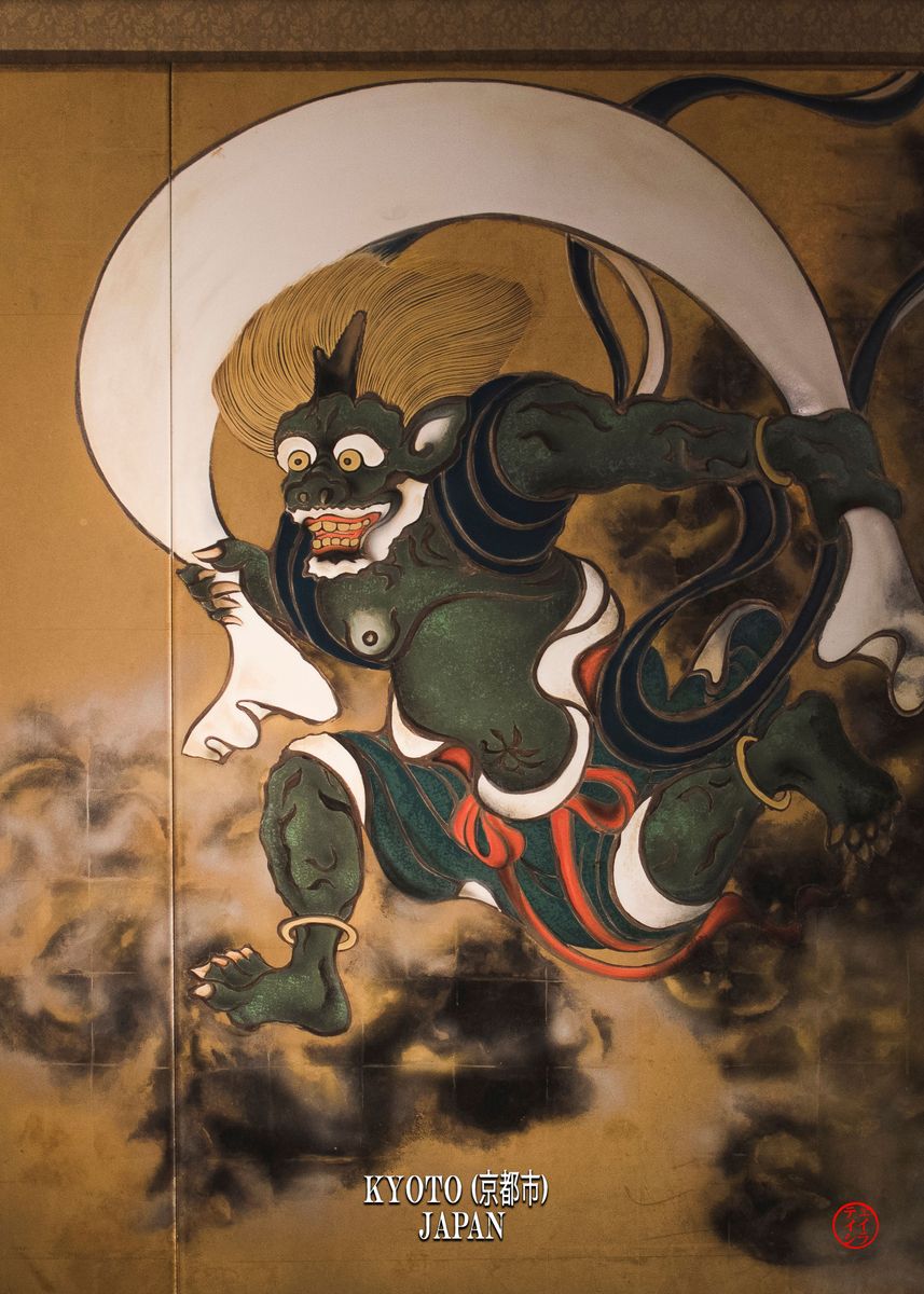 'Fujin' Poster, picture, metal print, paint by NTx Photography | Displate