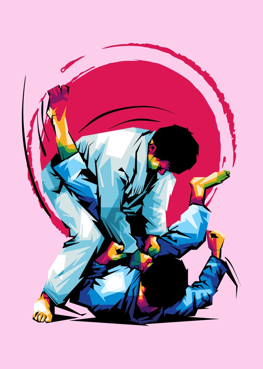 'fighter' Poster, picture, metal print, paint by Dedew Doublede | Displate