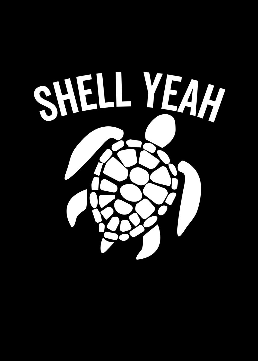 'Shell Yeah' Poster, picture, metal print, paint by Francois Ringuette ...