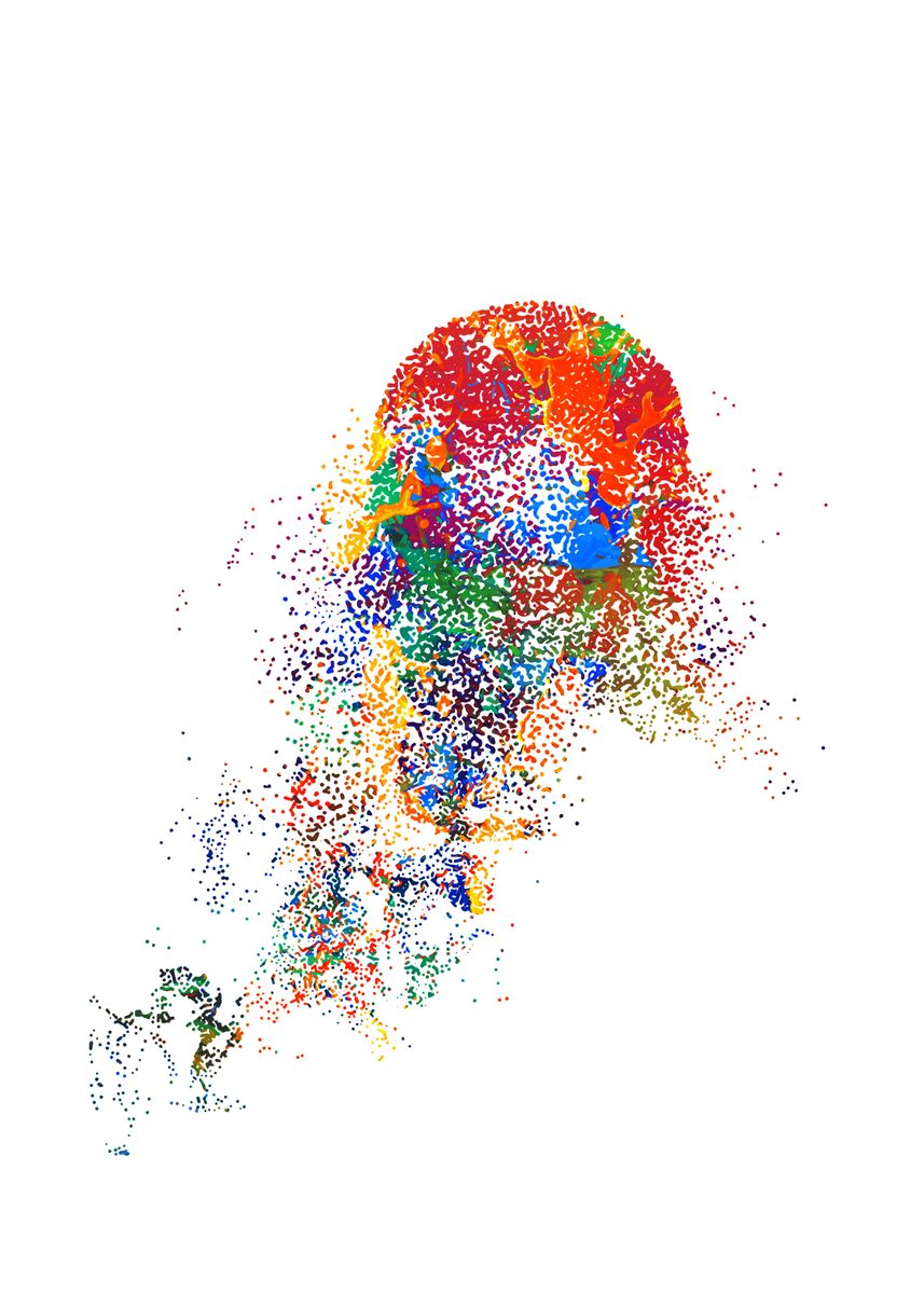 'Baseball ball watercolor' Poster by Vincent Vorce | Displate