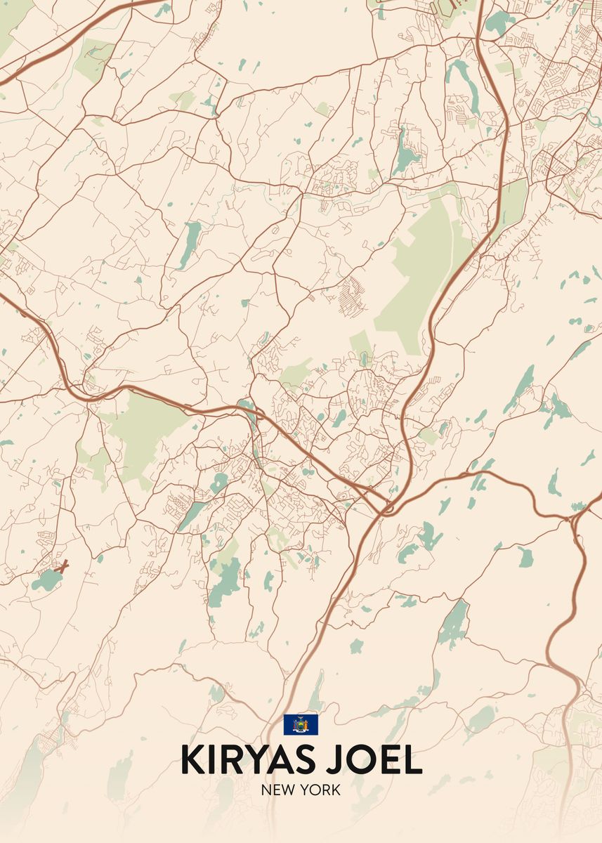 'Kiryas Joel NY' Poster, picture, metal print, paint by IMR Designs ...