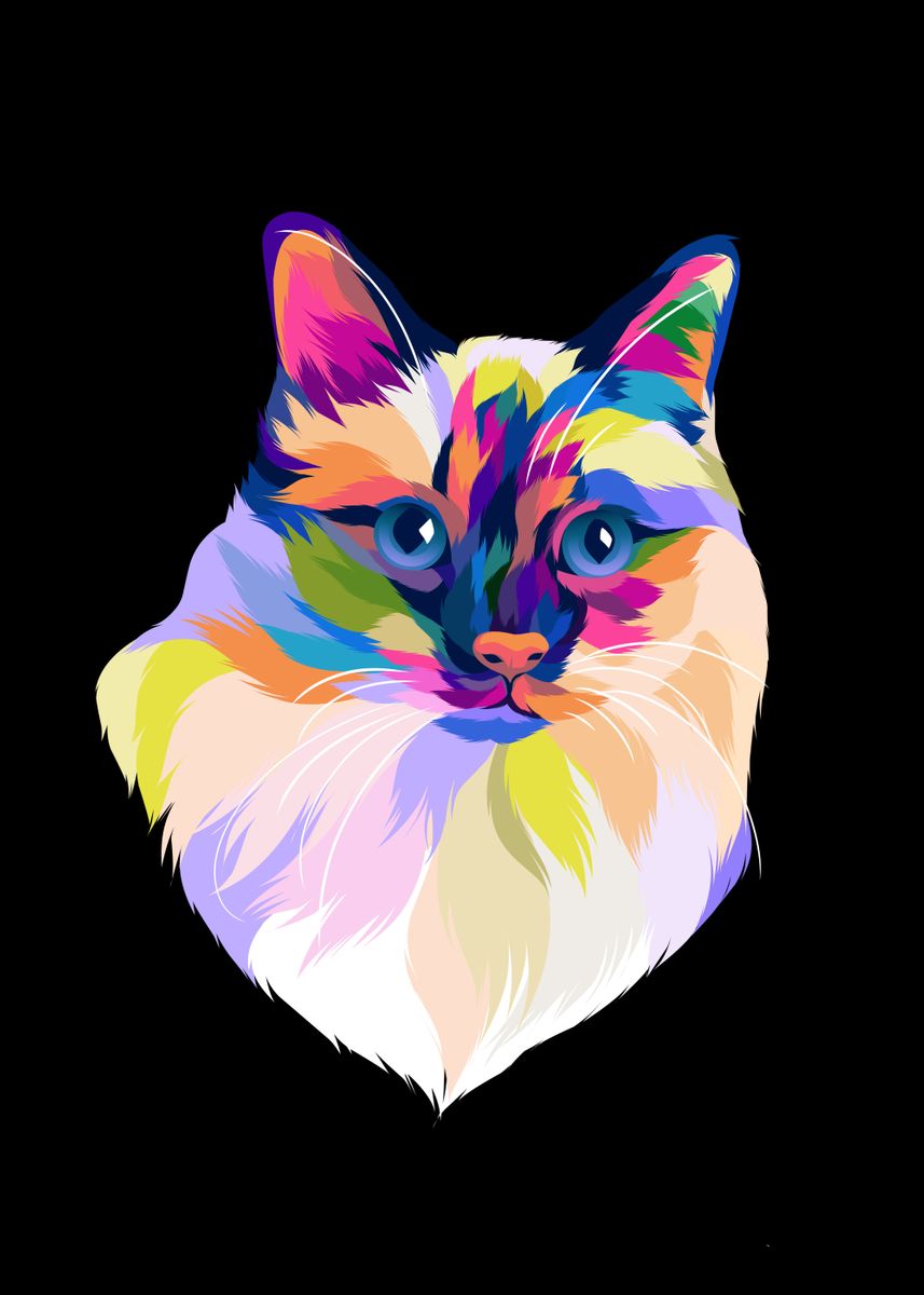 'Cat ' Poster by San Creative | Displate