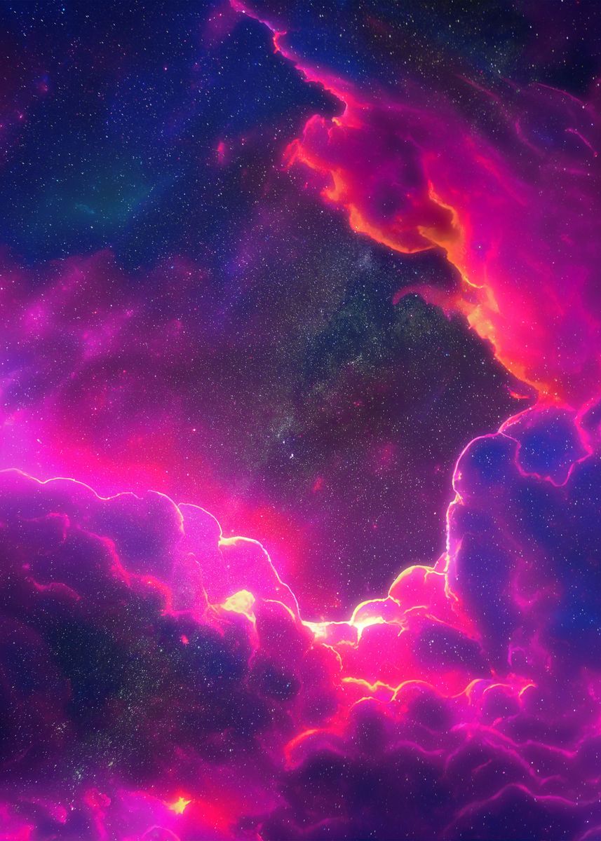 'Rigel Nebula' Poster by JPEG 4TTIC | Displate