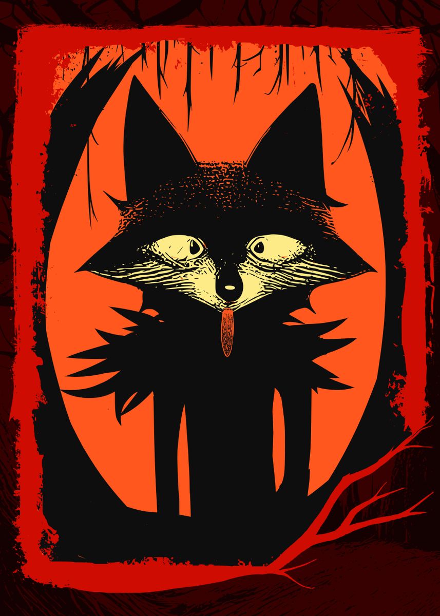 'Weird Fox' Poster by Ilya Danilov | Displate