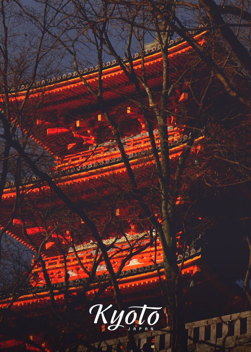 'Kyoto ' Poster by Explore Universe | Displate