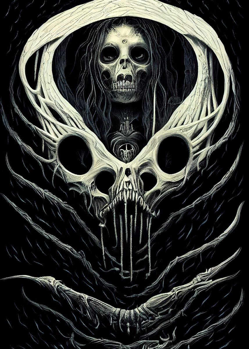 'Os daemonium' Poster, picture, metal print, paint by Ravi Shankar ...