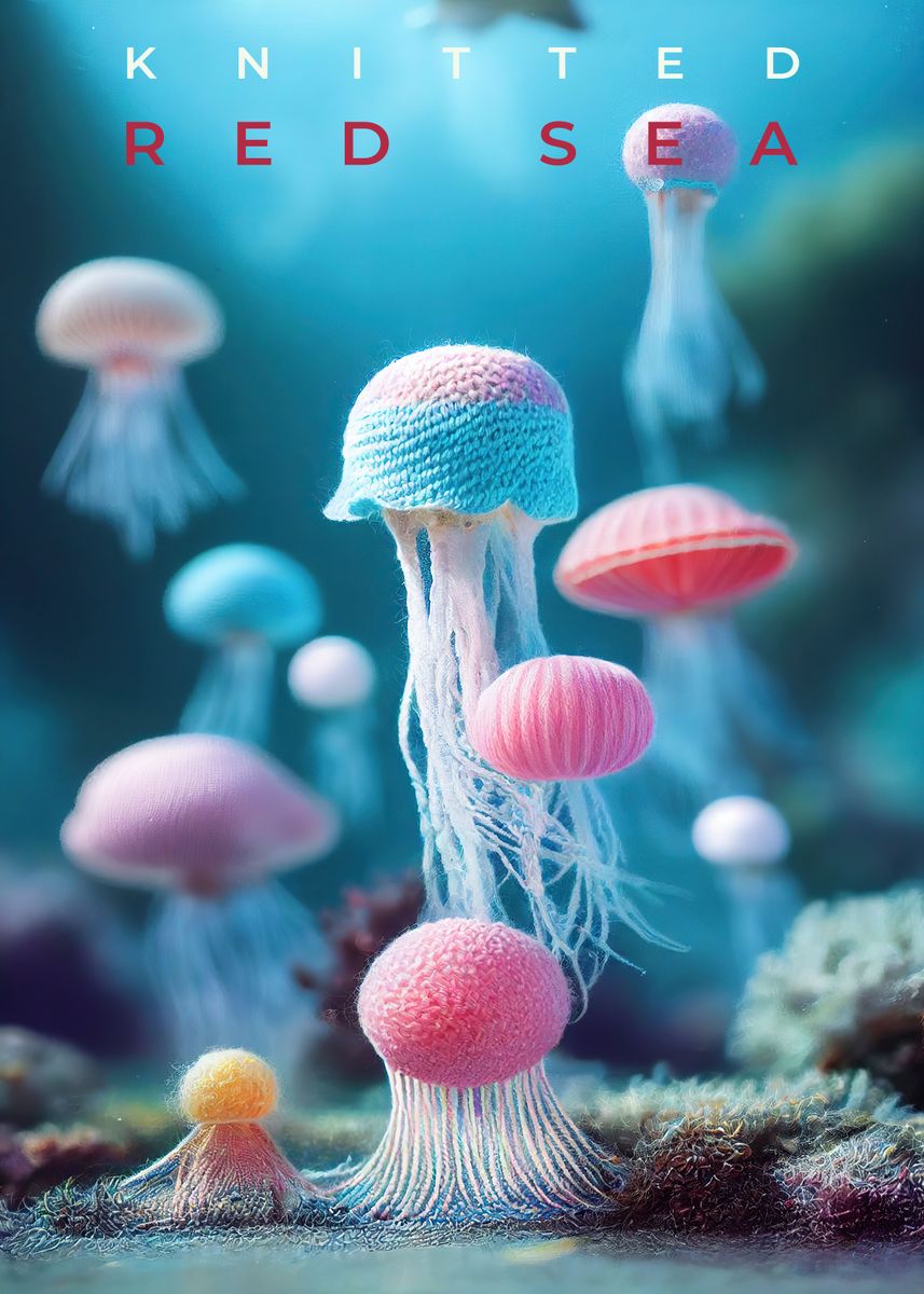 'RED SEA' Poster by AGA Art Studio | Displate