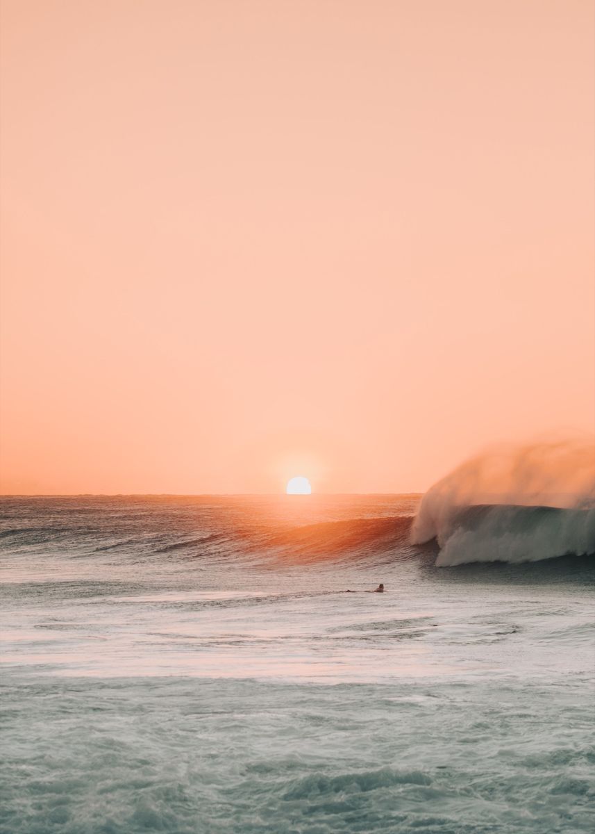 'Crashing Waves' Poster, picture, metal print, paint by Conceptual ...