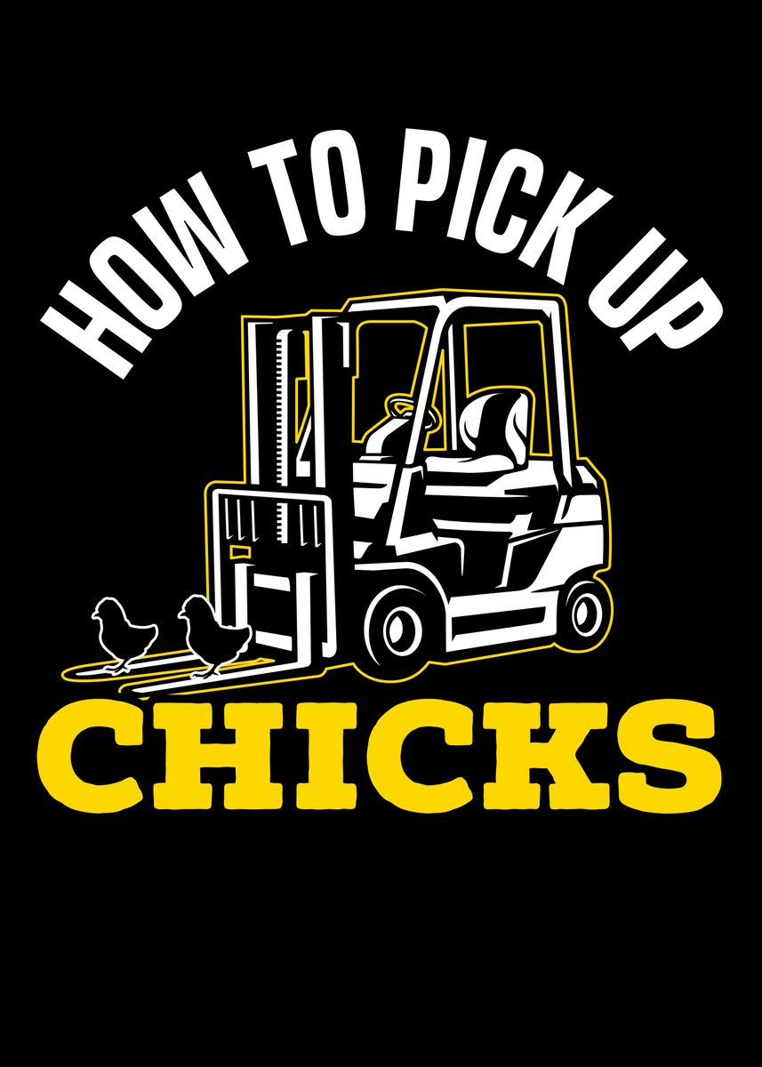 'How To Pick Up Chicks' Poster, picture, metal print, paint by NAO ...