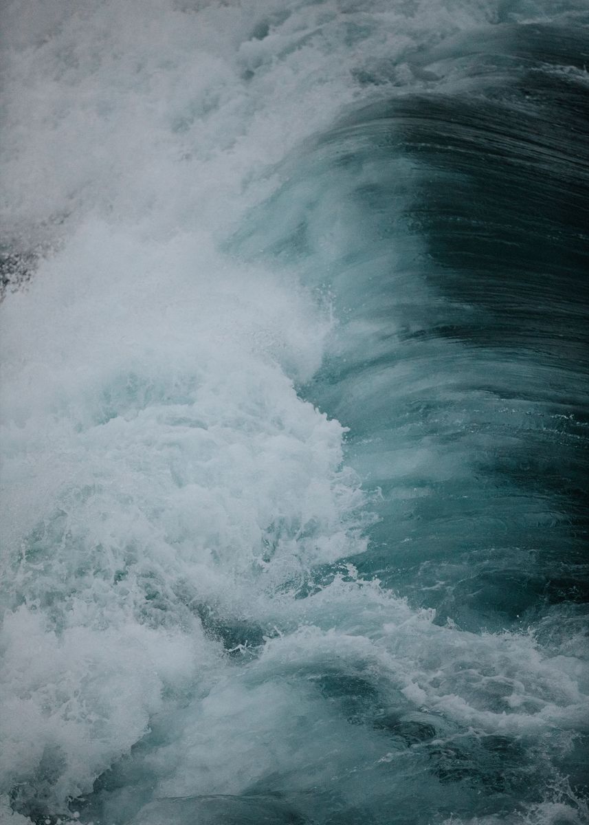 'Crashing Waves' Poster, picture, metal print, paint by Conceptual ...
