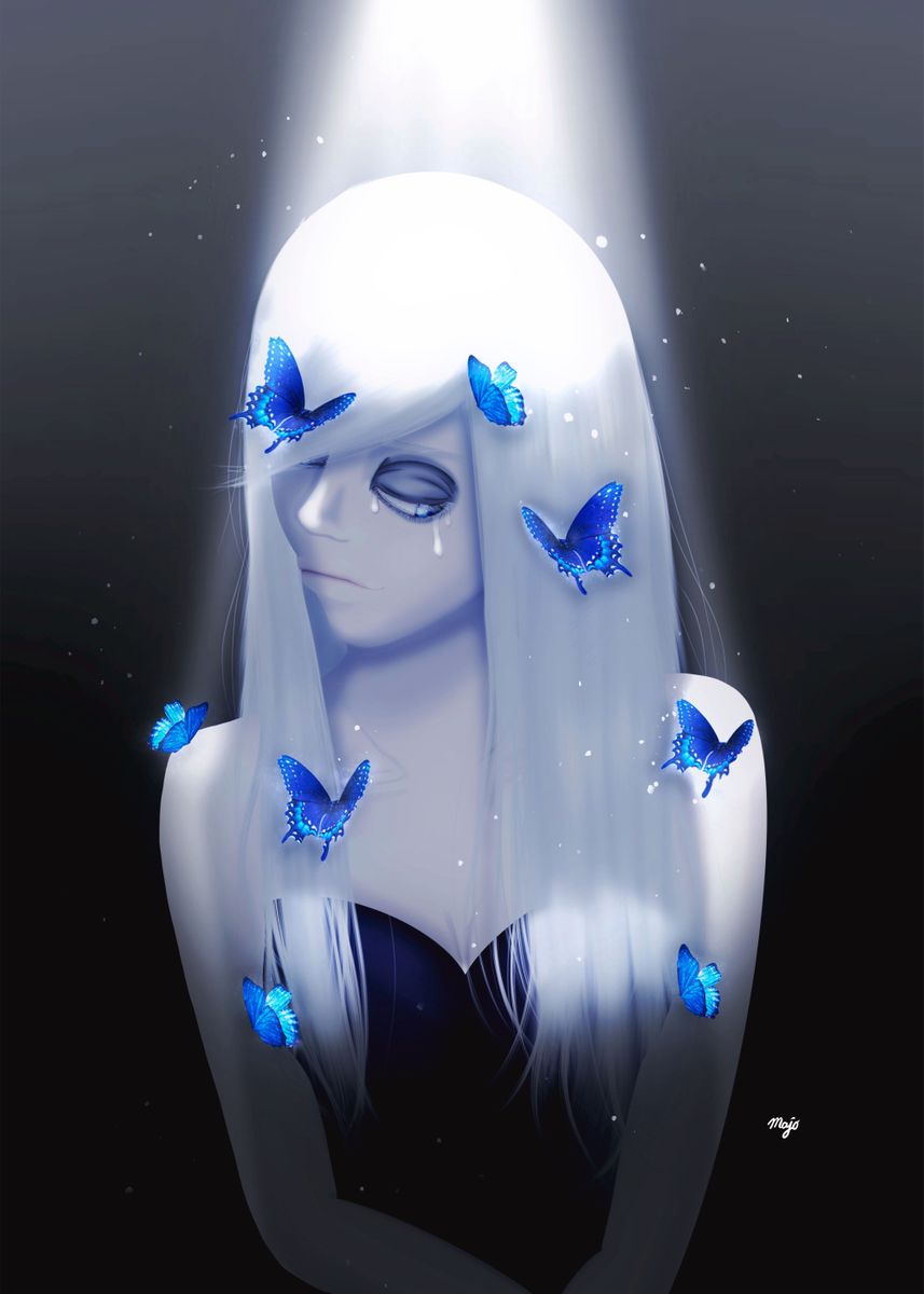 'Beautifully Broken 3' Poster by Majo Art | Displate
