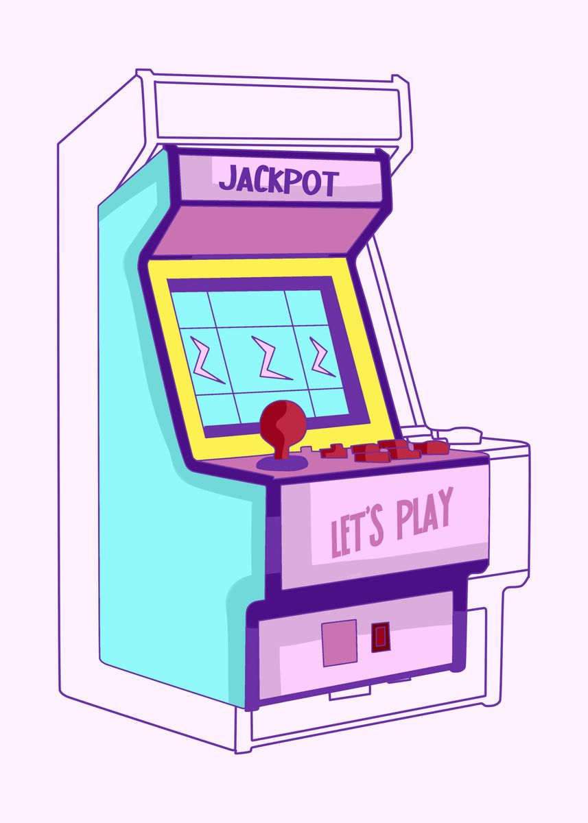 'jackpot gameplay' Poster by Muhammad Anas | Displate
