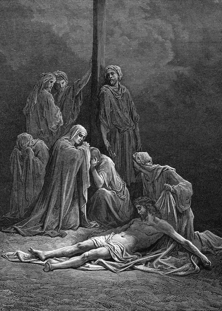 'Dead Jesus' Poster, picture, metal print, paint by Portokalis | Displate