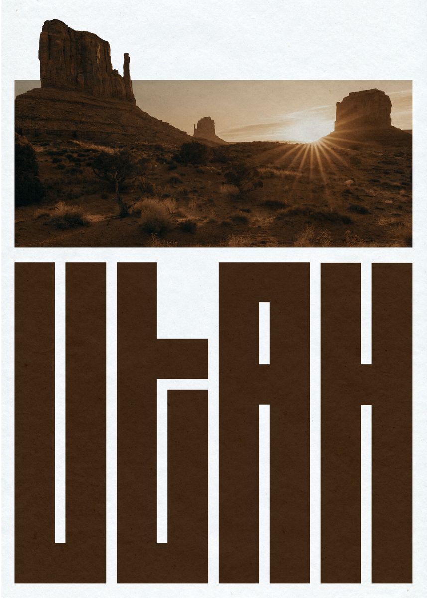 'Monument Valley Utah USA' Poster by Visitify | Displate