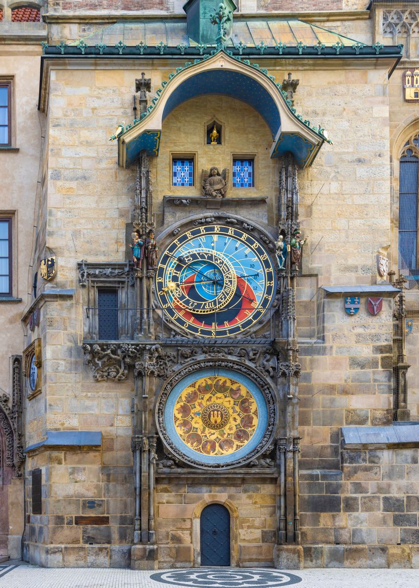 'Prague Orloj' Poster by Melanie Viola | Displate
