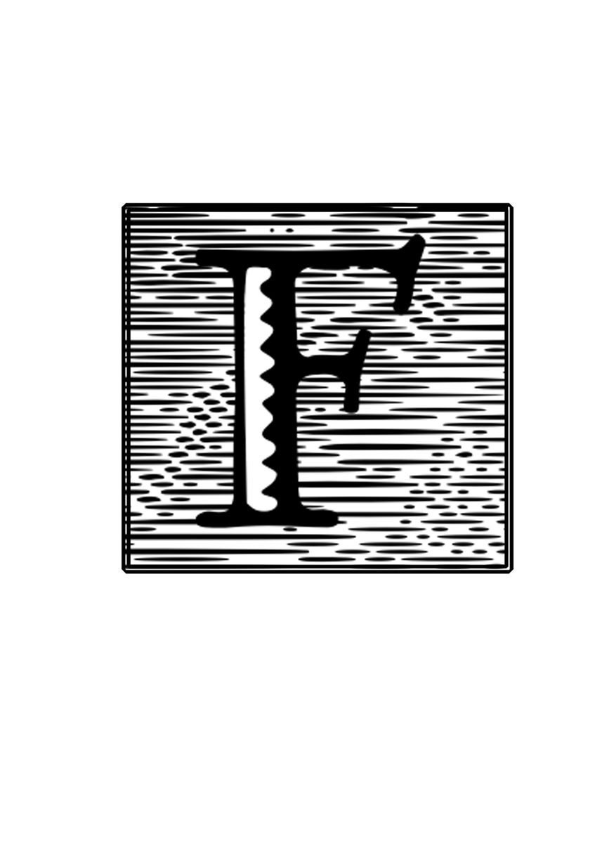 'F letter' Poster by mystery box | Displate