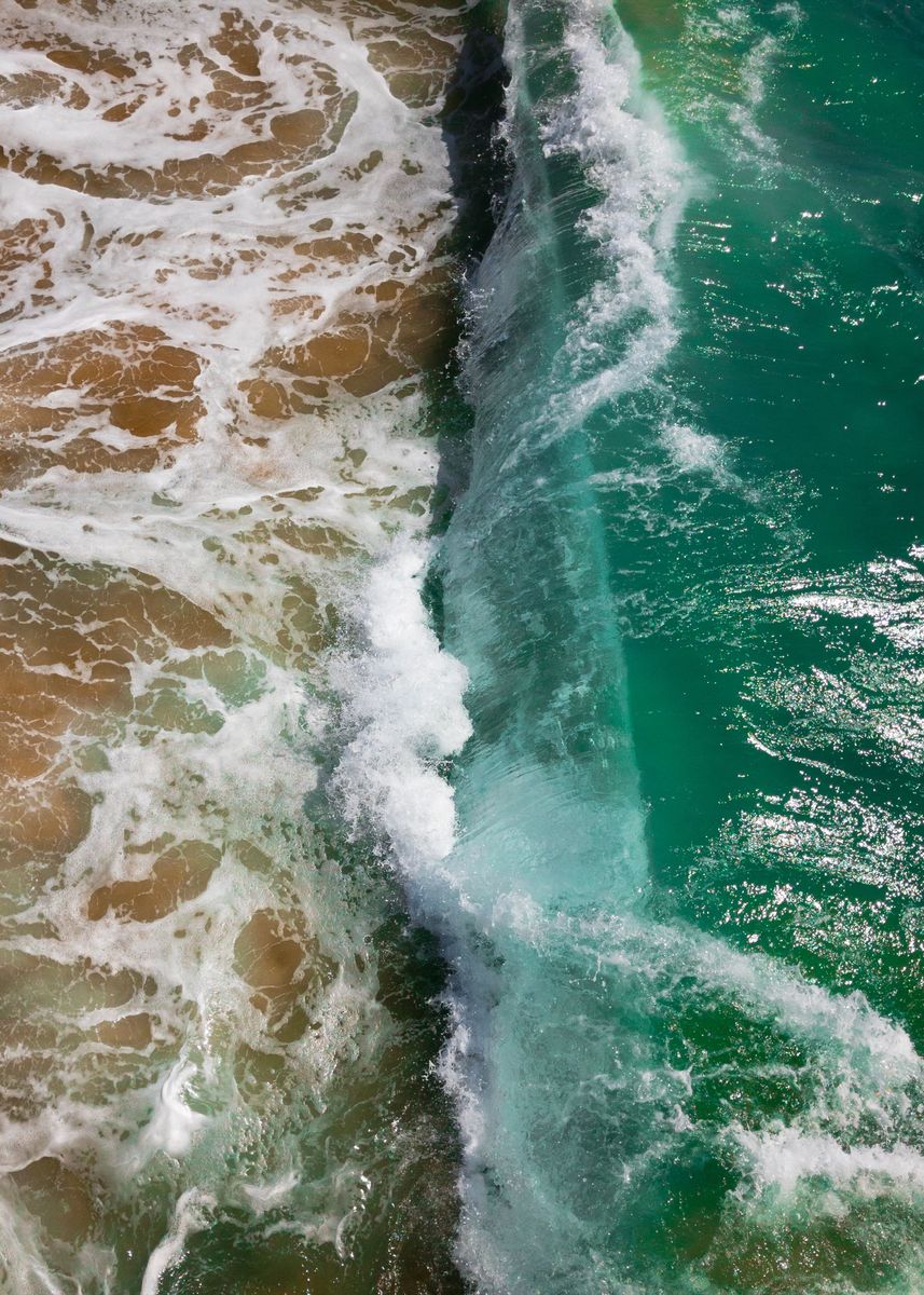 'Crashing Waves' Poster by Conceptual Photography | Displate