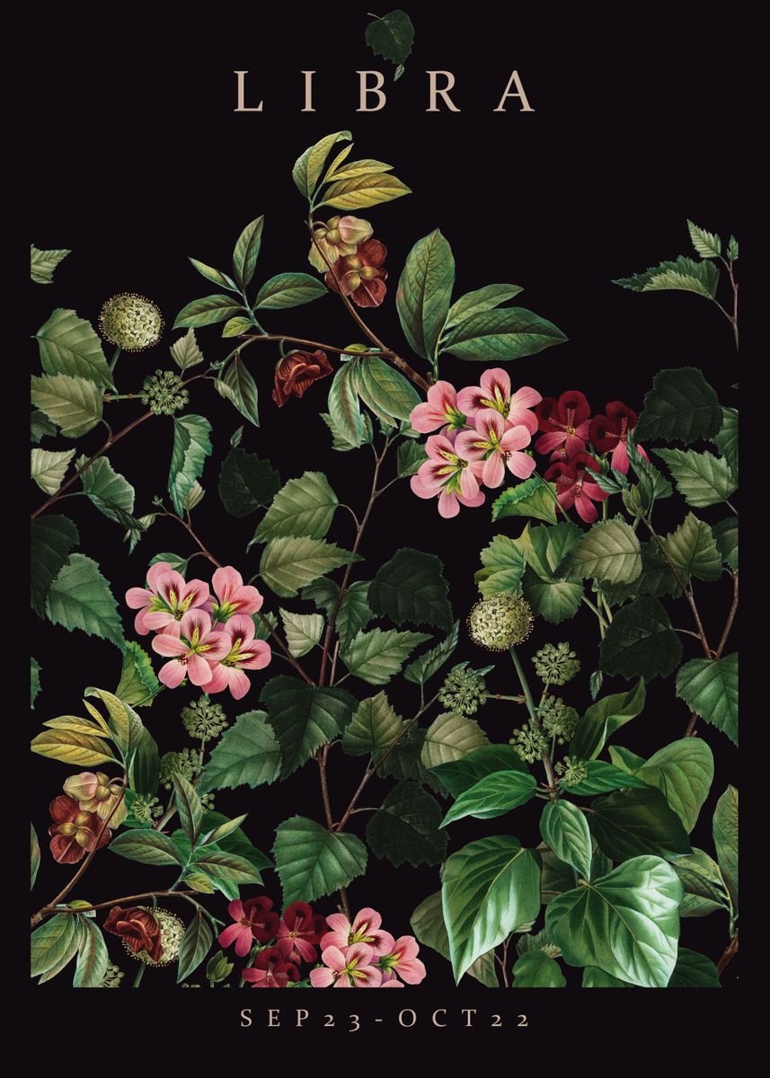 'LIBRA' Poster, picture, metal print, paint by burcu korkmazyurek ...