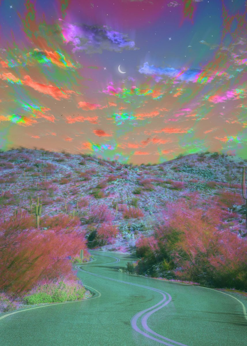 'Intensity' Poster, picture, metal print, paint by Cajuca | Displate