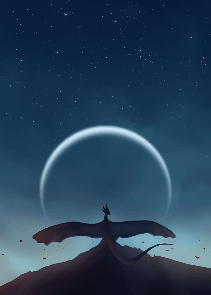 'Dragon' Poster by Korban Rindu | Displate
