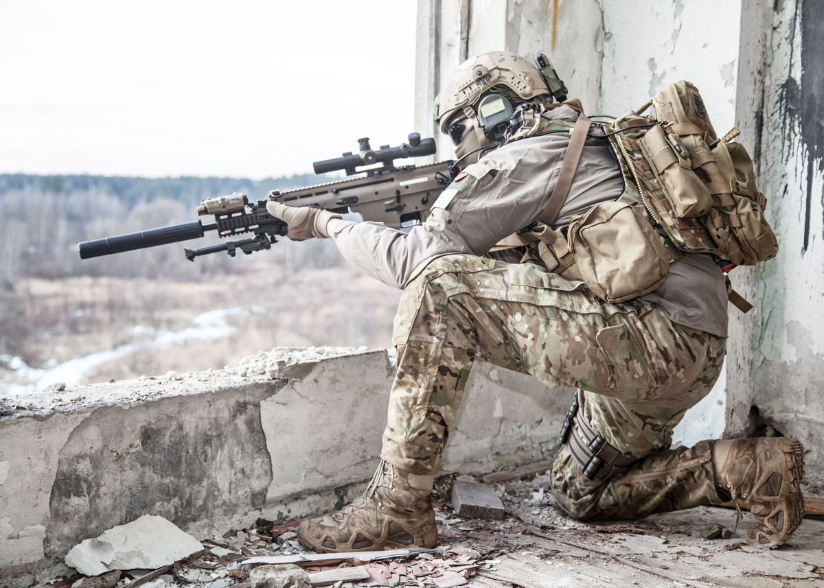 'US Army ranger' Poster by Getmilitaryphotos Pro | Displate