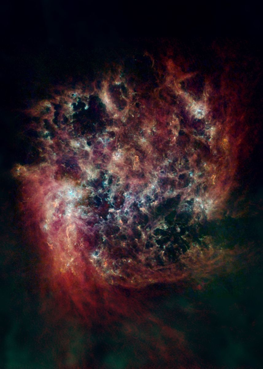 'The Large Magellanic Cloud' Poster by Artofinnovation | Displate