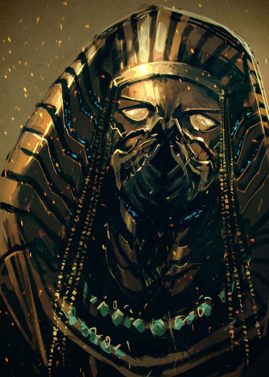 'Dead pharaoh' Poster by Michael Landsberger | Displate