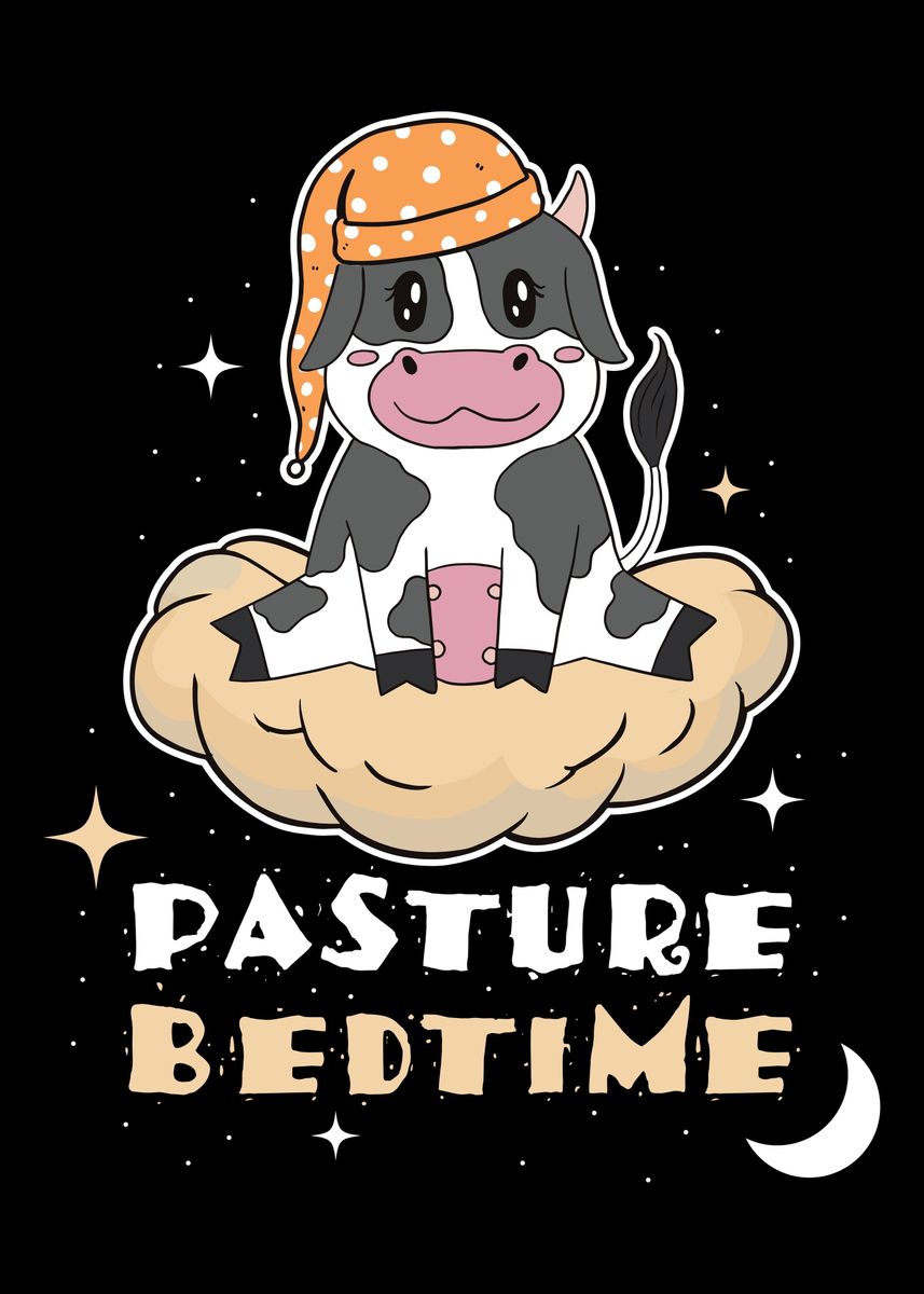 'Pasture Bedtime' Poster, picture, metal print, paint by CatRobot ...