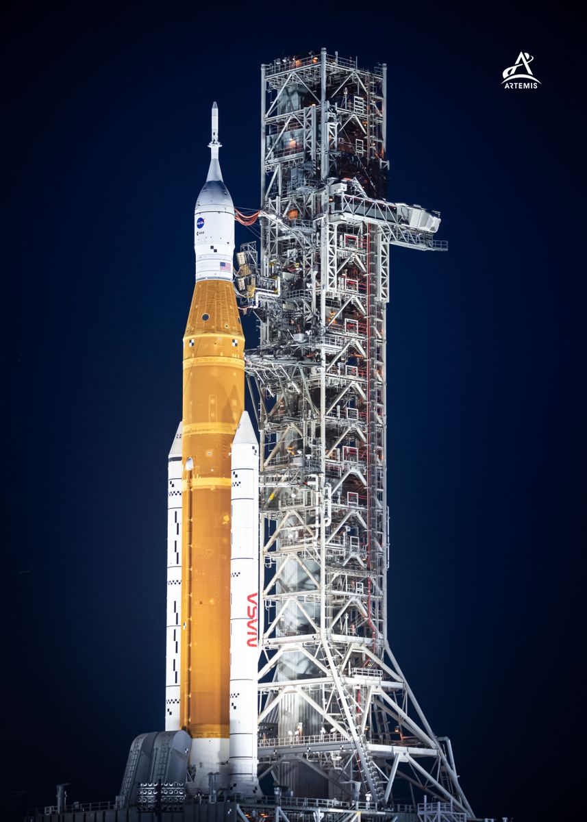 'Orion by night' Poster, picture, metal print, paint by NASA | Displate