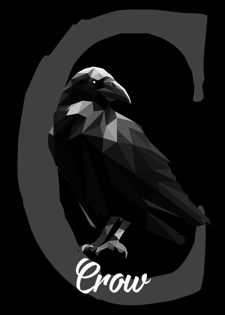 'Crow' Poster by minh doan | Displate