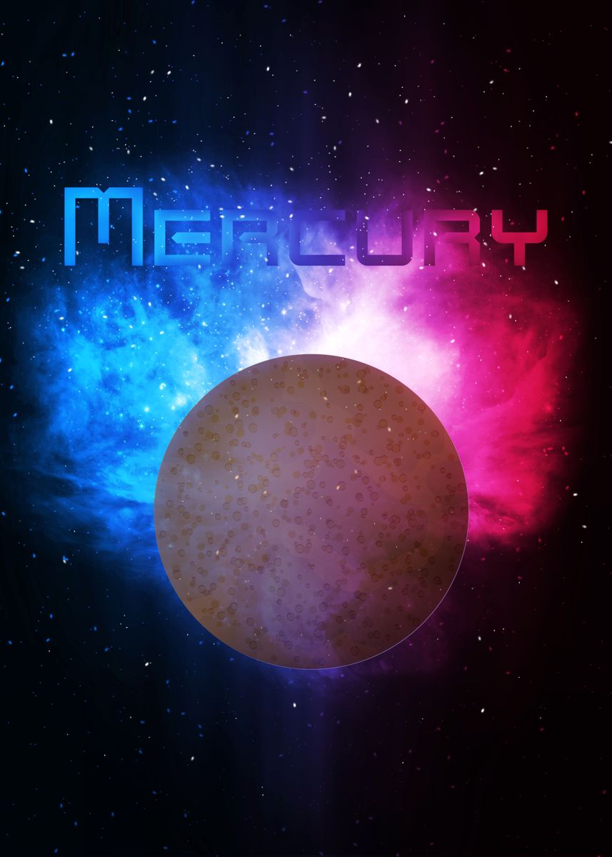 'Mercury' Poster by Black Iris | Displate