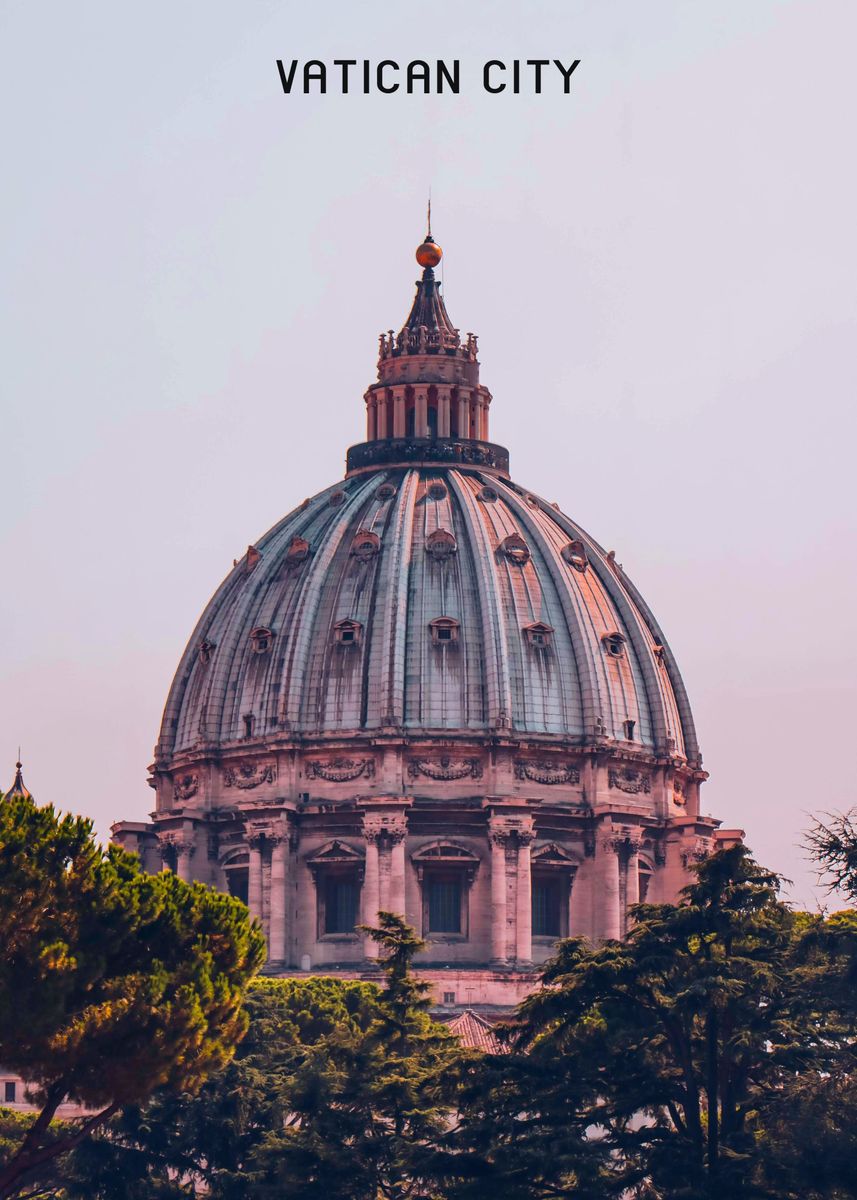 'Vatican ' Poster, picture, metal print, paint by Travel Addict | Displate
