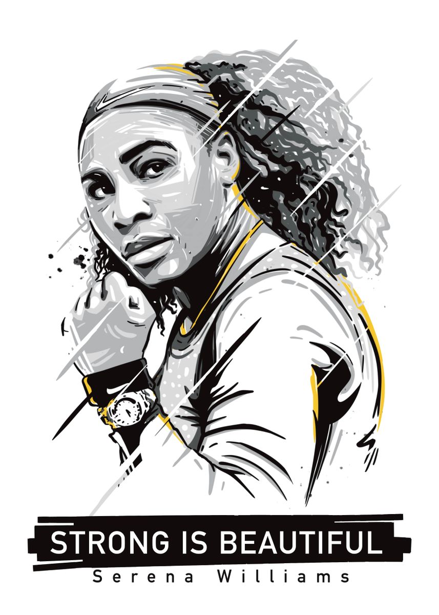 'Strong is Beautiful' Poster, picture, metal print, paint by Popart ...