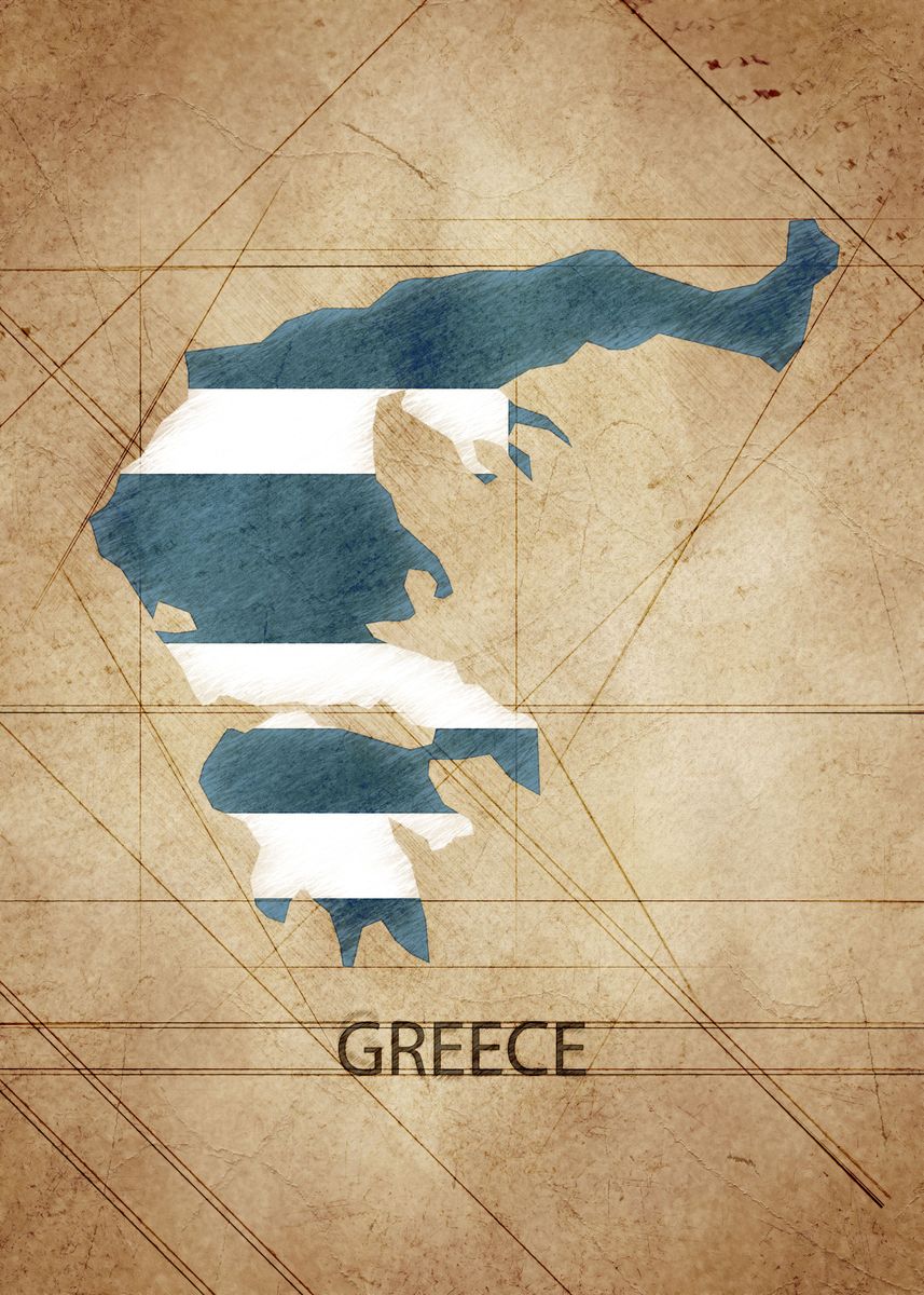 'Greece' Poster by Luvy | Displate