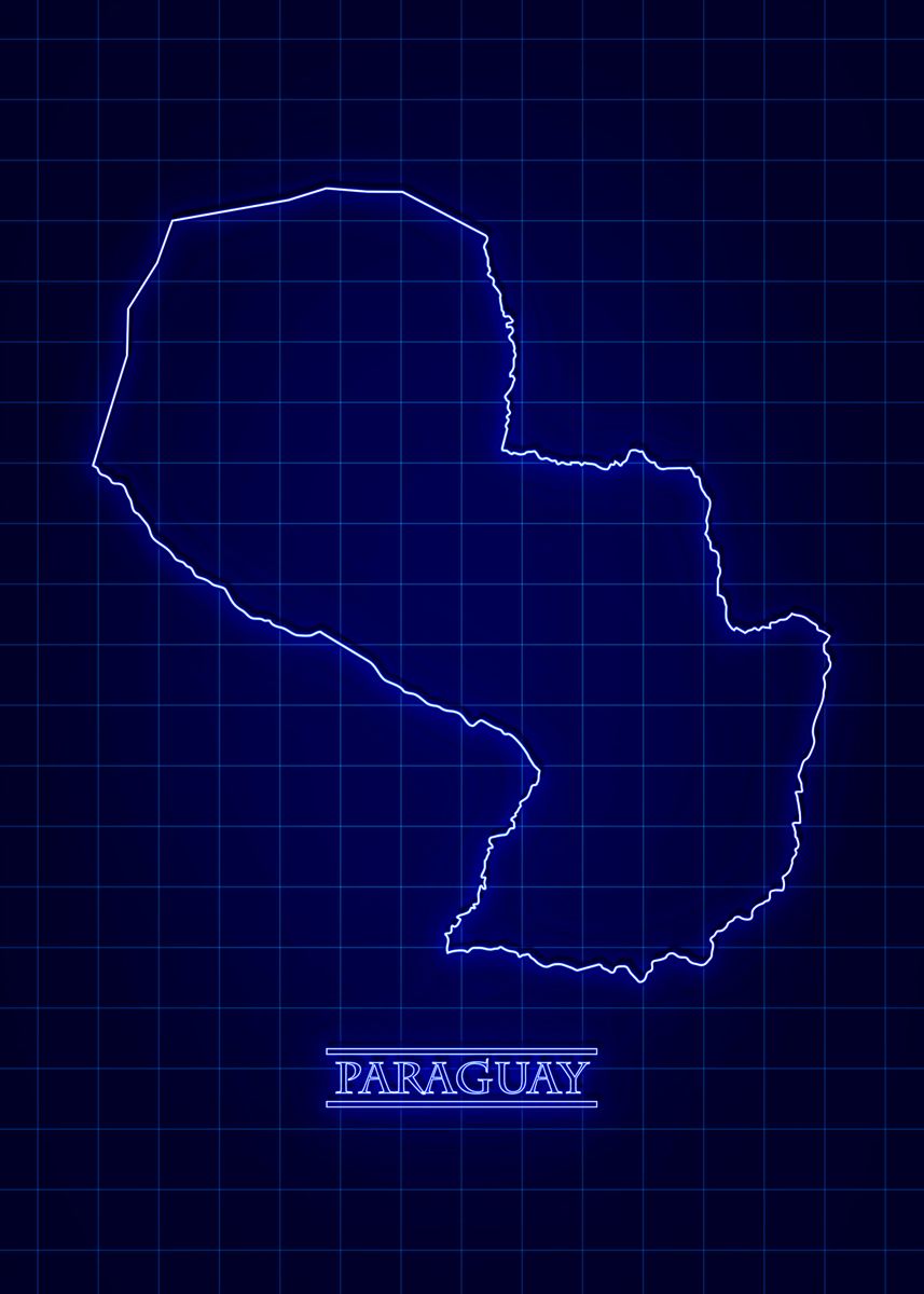 'Paraguay' Poster by Audai | Displate