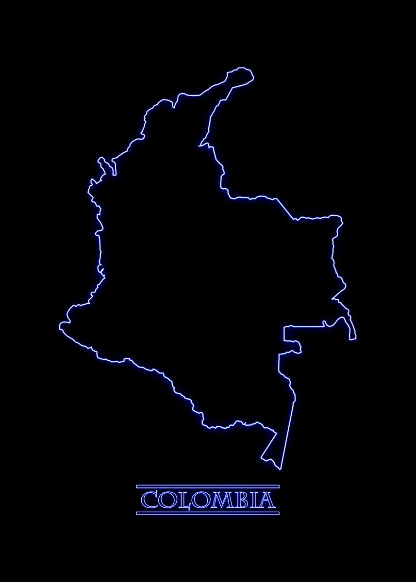 'Colombia' Poster by Luvy | Displate